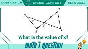 Gauss Mathematics Contests – STEMIA Journal
