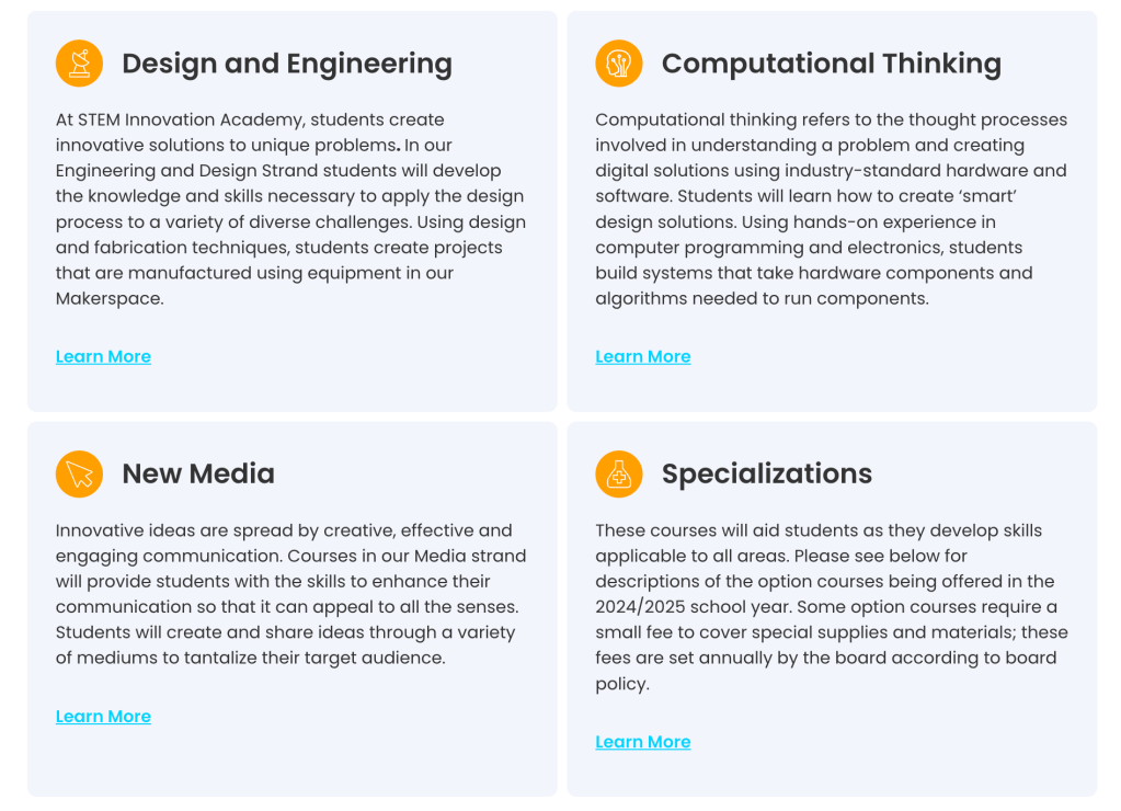 Options at STEMIA Junior High – STEMIA Journal